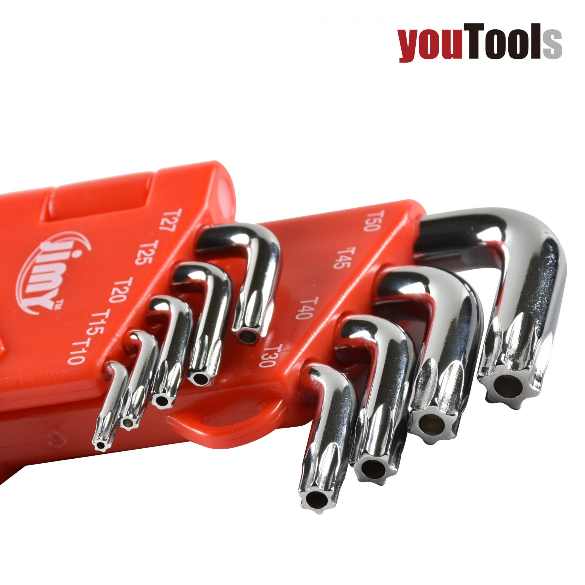 9PCE Torx Tamper Proof Hex Key Wrench Set Long TH10 ~ TH50 | YouTools
