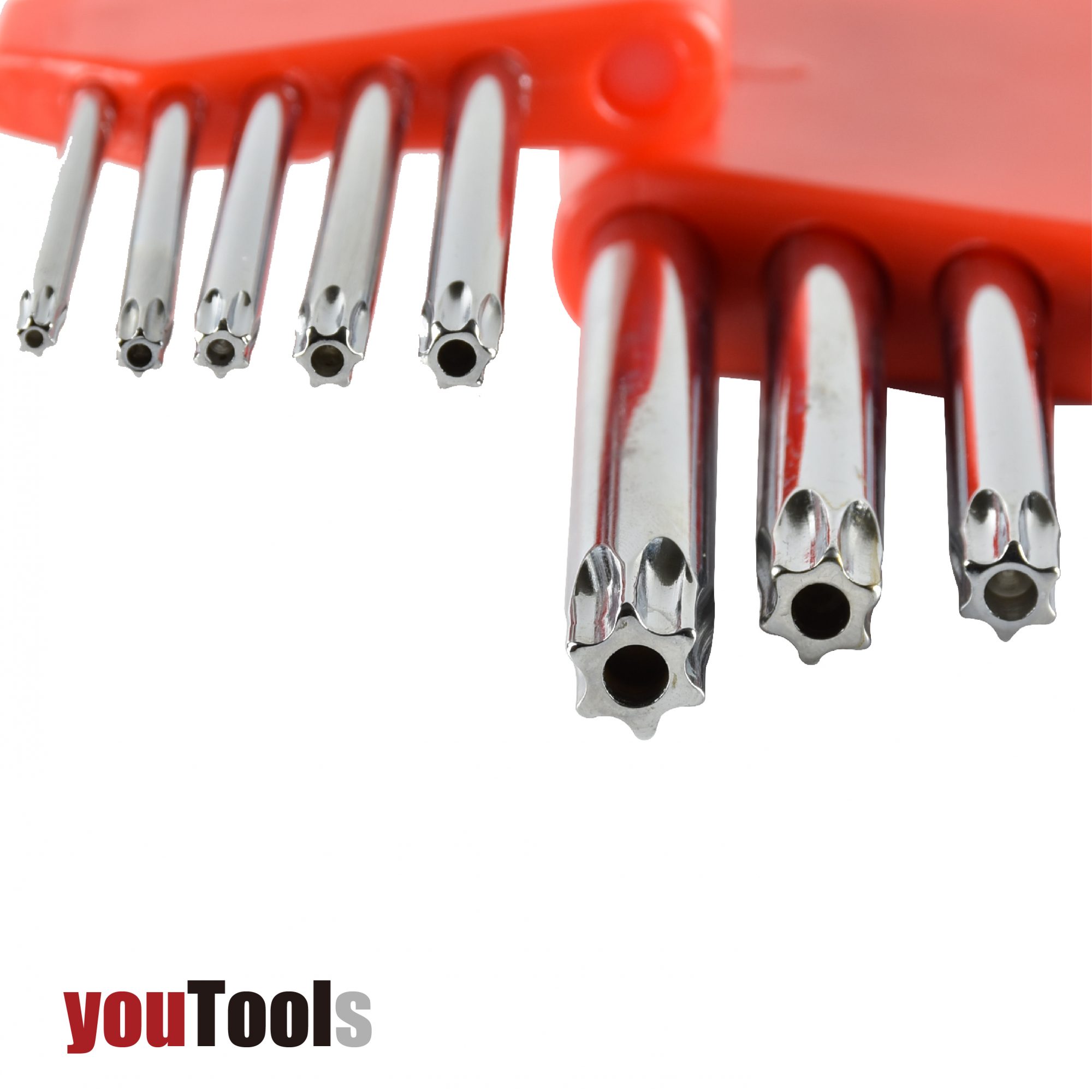 9PCE Torx Tamper Proof Hex Key Wrench Set Long TH10 ~ TH50 | YouTools