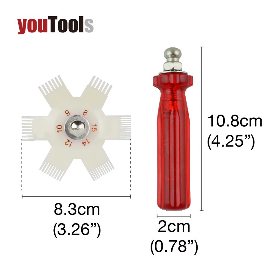 Radiator HVAC Fin Straightener and Cooler Grill Cleaning Tool | YouTools