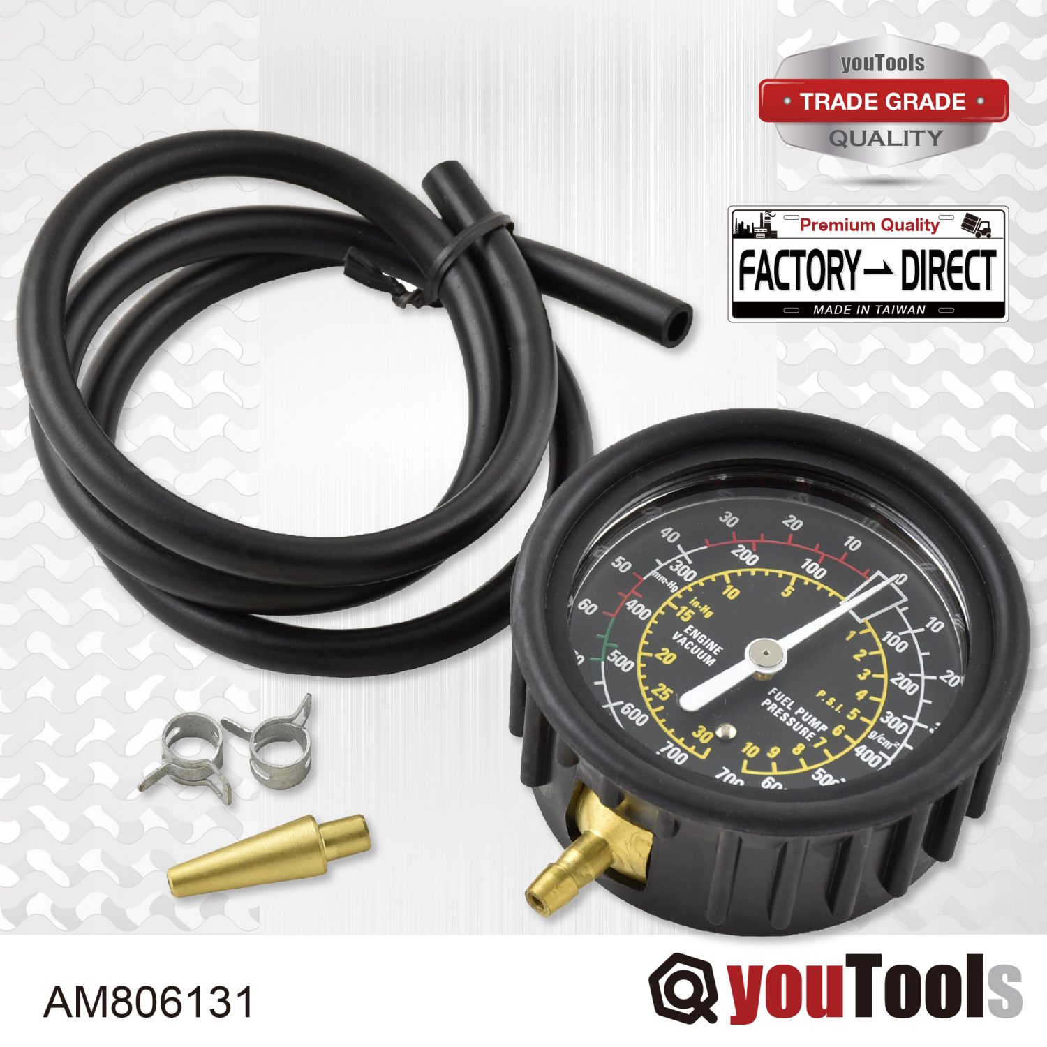 Vacuum & Fuel Pressure Test Kit Gasoline Line Test Fuel Intake ...