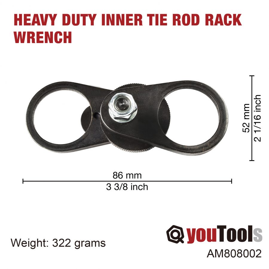 Heavy Duty Inner Tie Rod Wrench Multi-purpose Rack End Removal Tool 1/2 ...